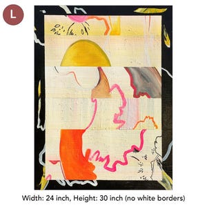 Abstract Poster for Living Room Modern Art Poster Pop Art for Living ...