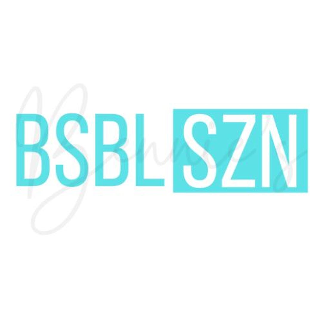 Baseball Season BSBL SZN Png - Etsy