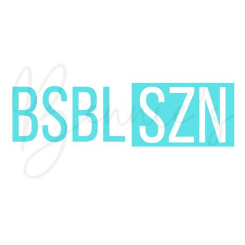 Baseball Season BSBL SZN Png - Etsy