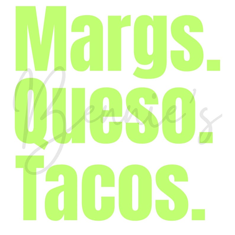 MARGS QUESO TACOS Png - Etsy