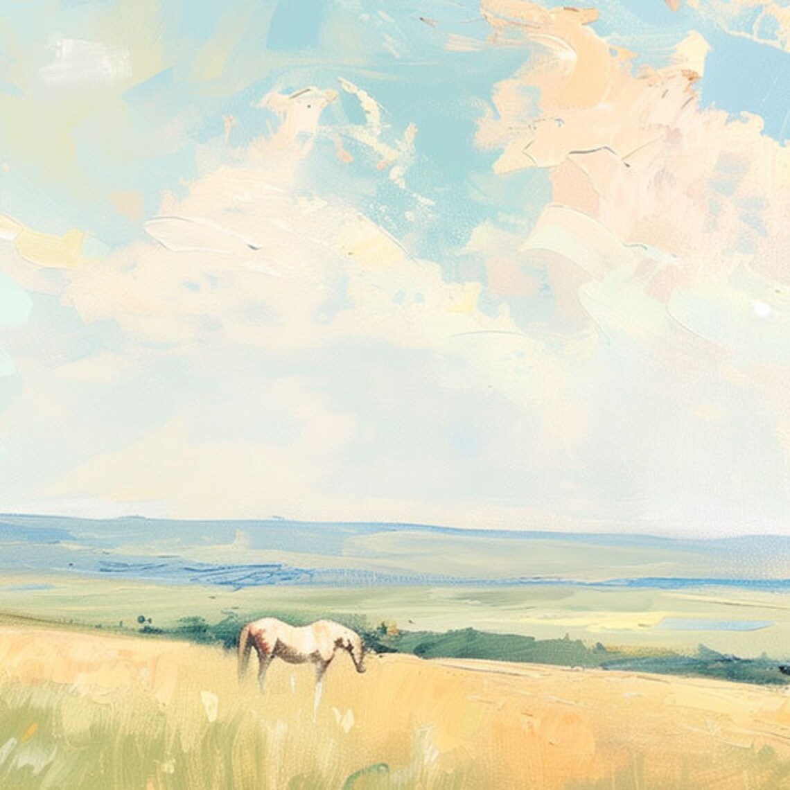 Printable Digital Download Wall Art - Wind in the Switchgrass ...