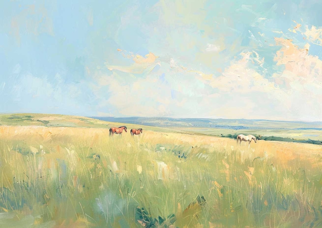 Printable Digital Download Wall Art - Wind in the Switchgrass ...