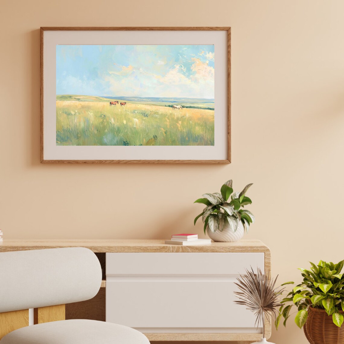 Printable Digital Download Wall Art - Wind in the Switchgrass ...