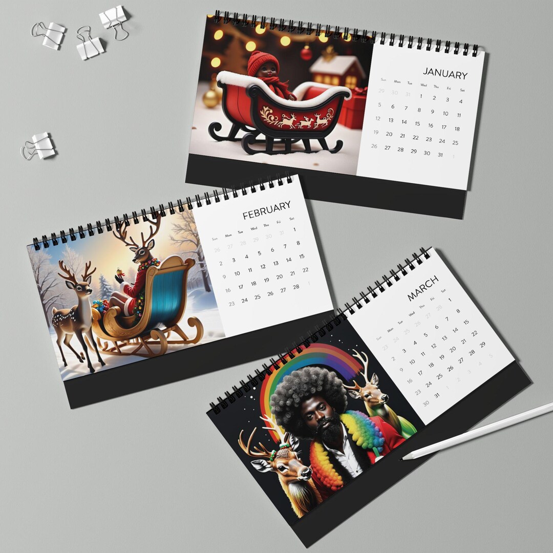 Desktop Calendar 2025 Grid Snow Days - Etsy