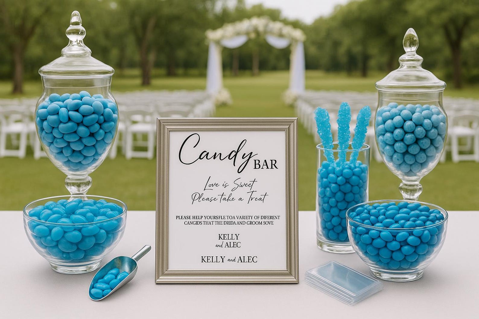 Candy Bar Signage - Physical Print on CARDSTOCK - Etsy