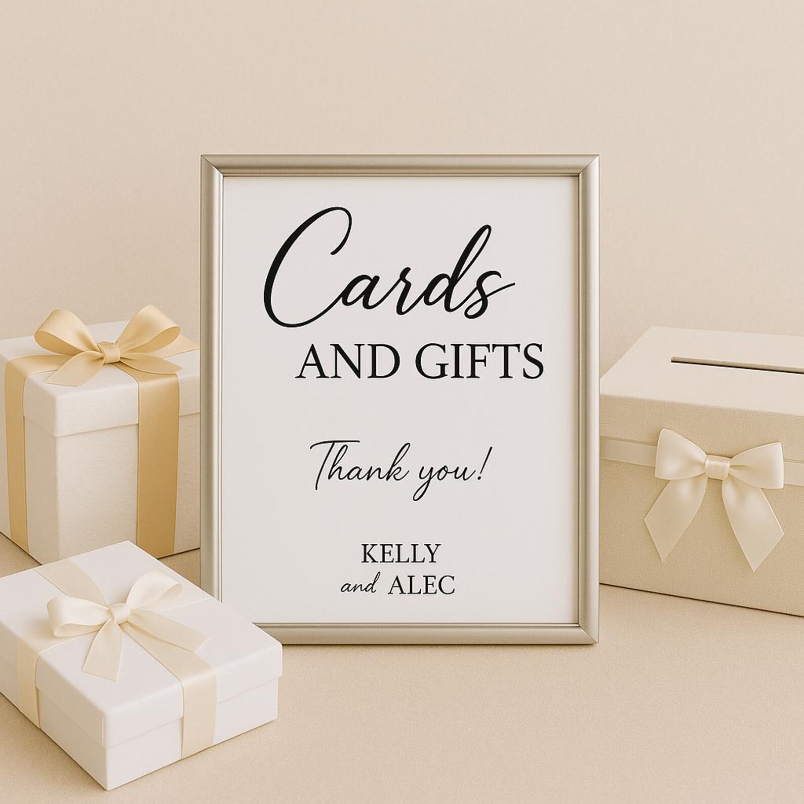 Cards & Gifts Signage - Physical Print on CARDSTOCK Perfect for Gift ...