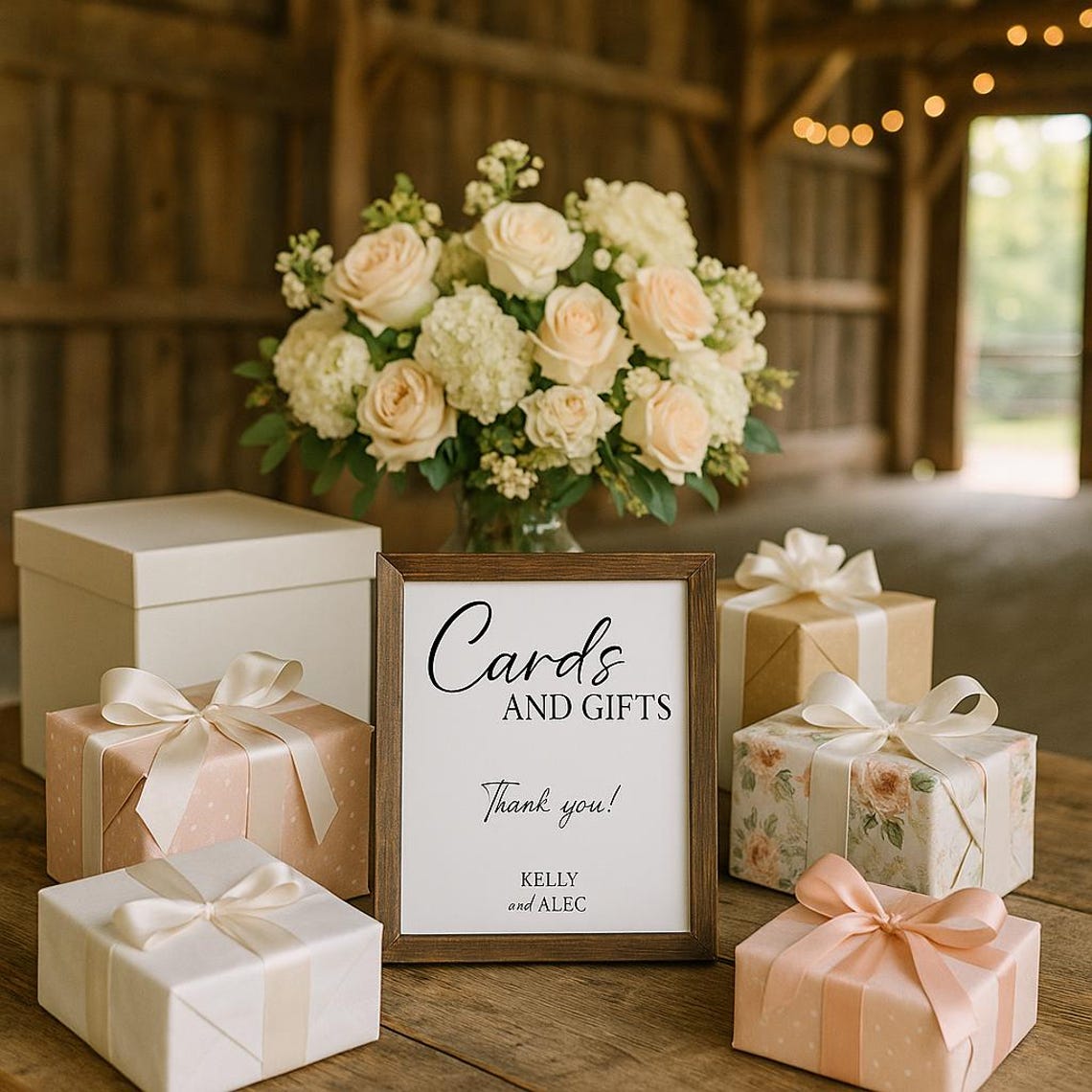 Cards & Gifts Signage - Physical Print on CARDSTOCK Perfect for Gift ...