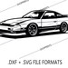 Drift Car 240sx– SVG & DXF Digital File - Etsy