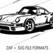 Porsche 949 SVG & DXF Digital File - Etsy