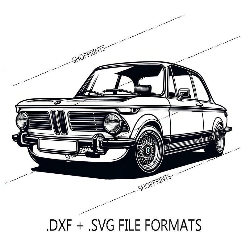 2002 Car - SVG & DXF Digital Files - Etsy
