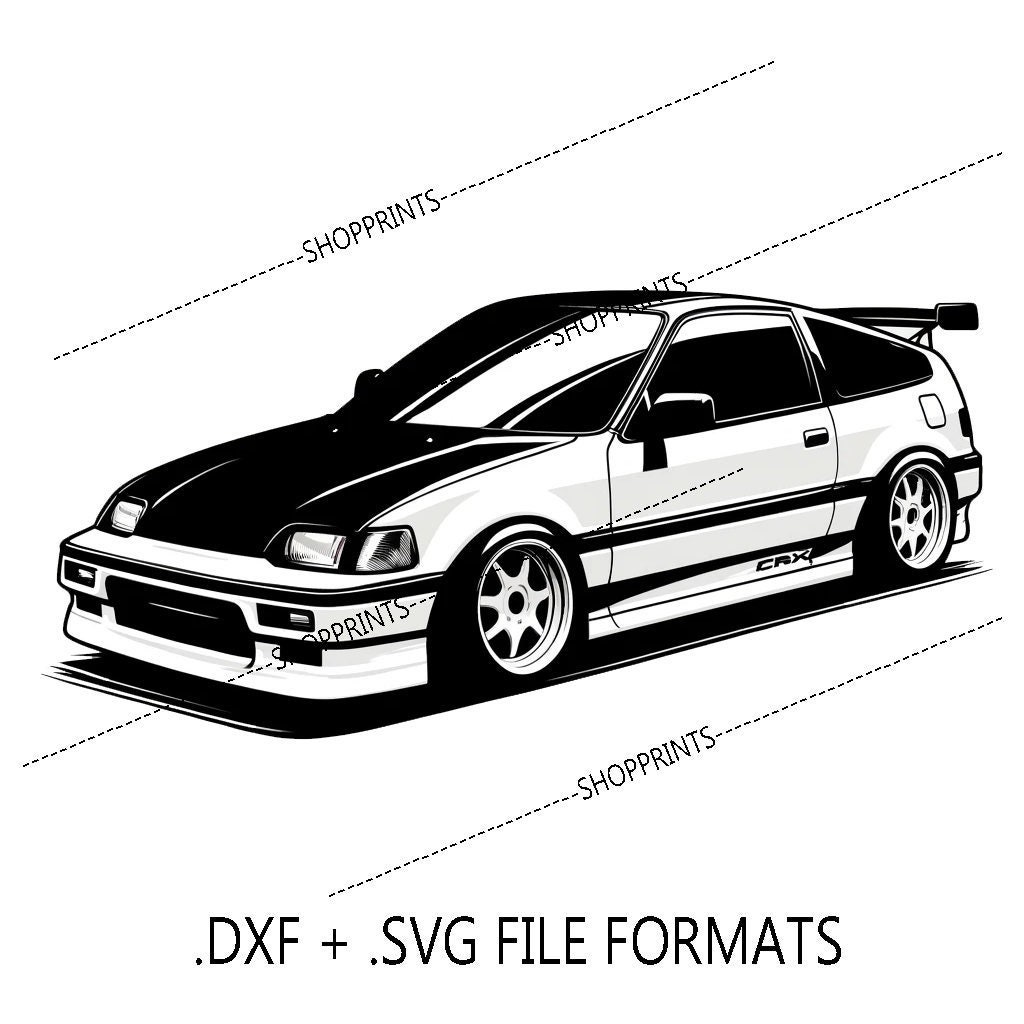 CRX – SVG & DXF Digital File - Etsy