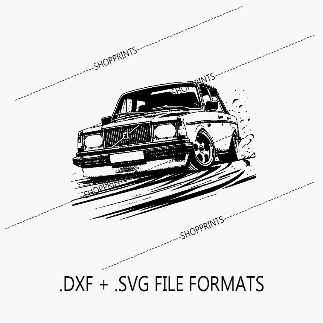 240 Sliding Drift - SVG & DXF Digital File - Etsy