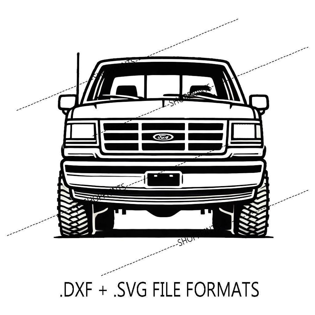 Pick up Truck - SVG & DXF File - Etsy