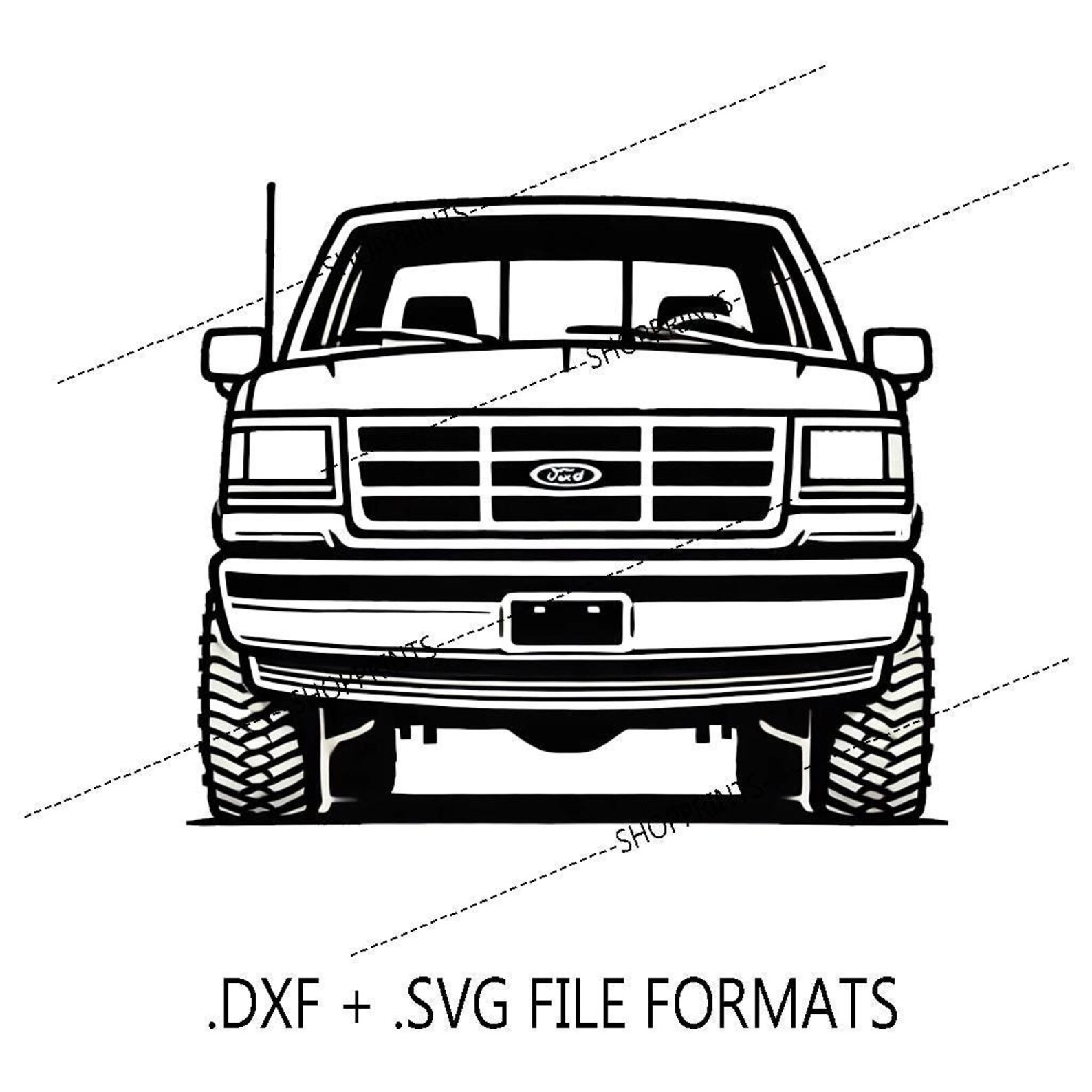 Ford F-150 Pick up Truck SVG & DXF File - Etsy