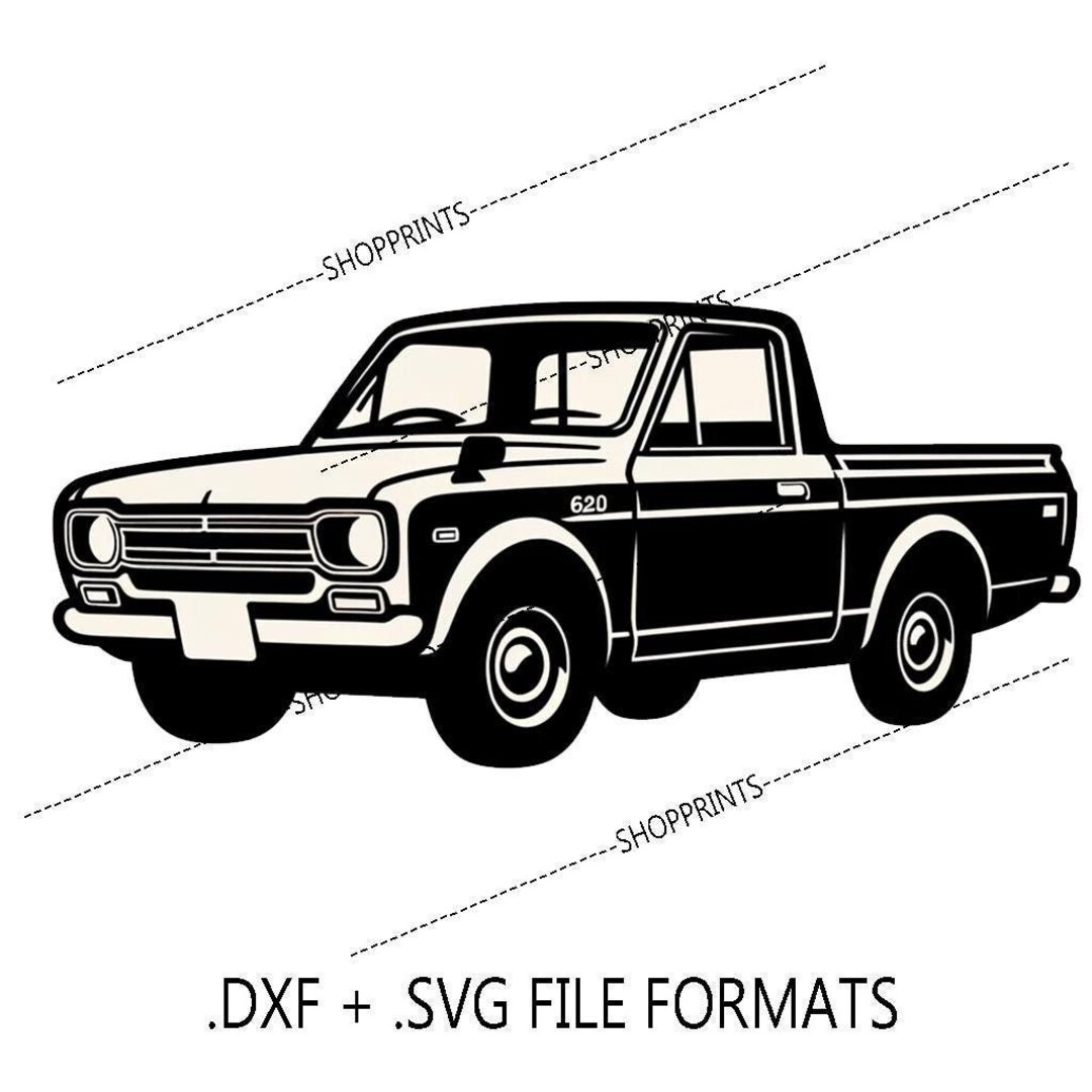 620 Pickup Truck - SVG & DXF Digital Files - Etsy