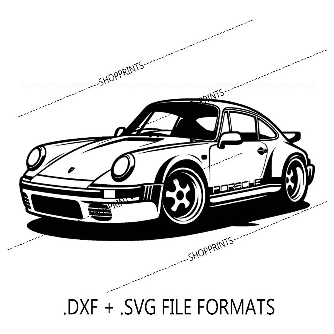 Porsche 949 SVG & DXF Digital File - Etsy