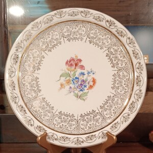 Vintage Atlas China 22k Gold Rimmed Plate - Etsy