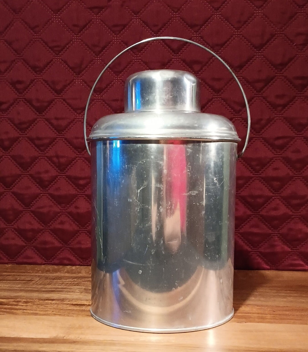 Faris Rust Free Aluminum Picnic Jug 1950's Cooler Functional Rustic ...