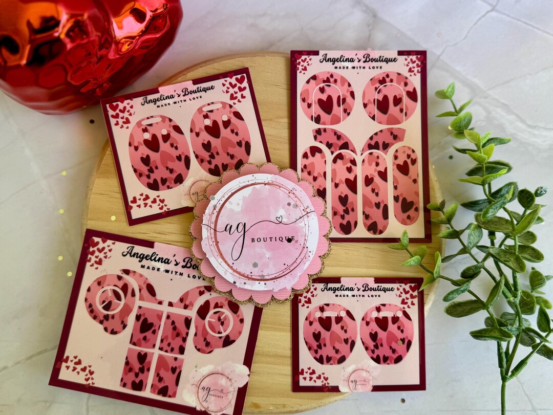 Pink Hearts Cochlear Implant Stickers: Waterproof Hearing Aid Accessory ...