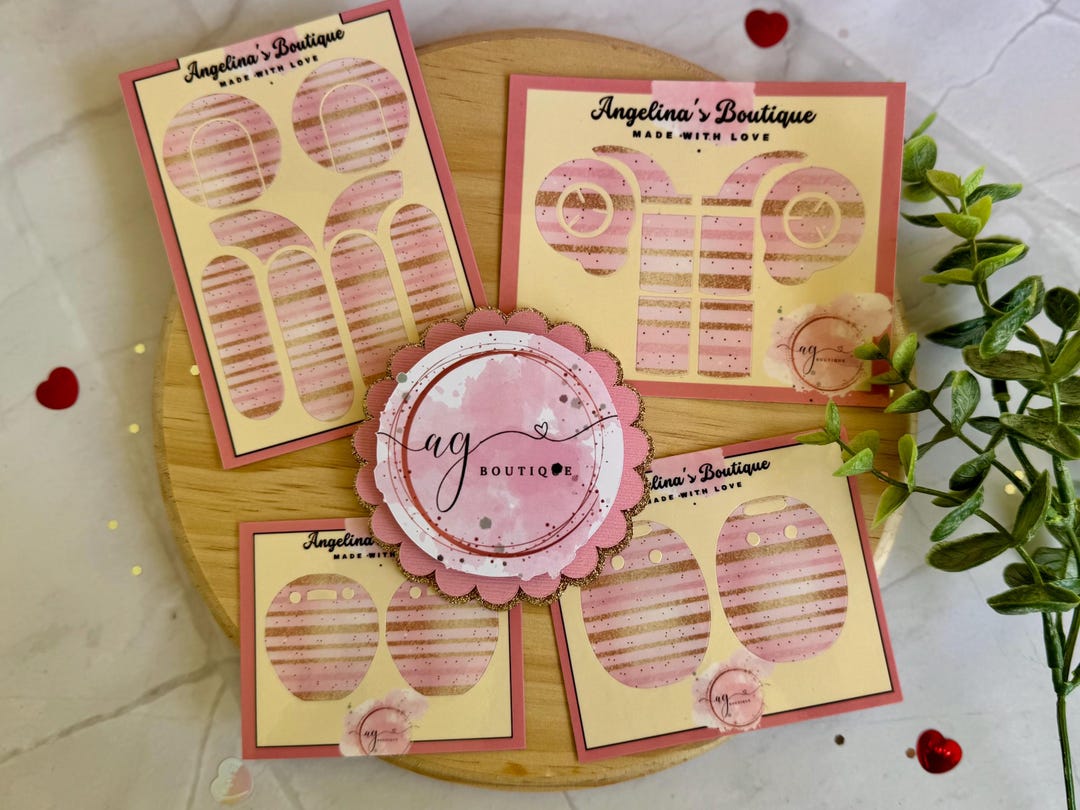 Pink & Gold Confetti Cochlear Implant Skin Sticker: Hearing Aid ...