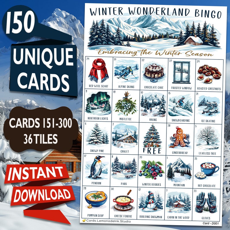 Winter Cards - Etsy