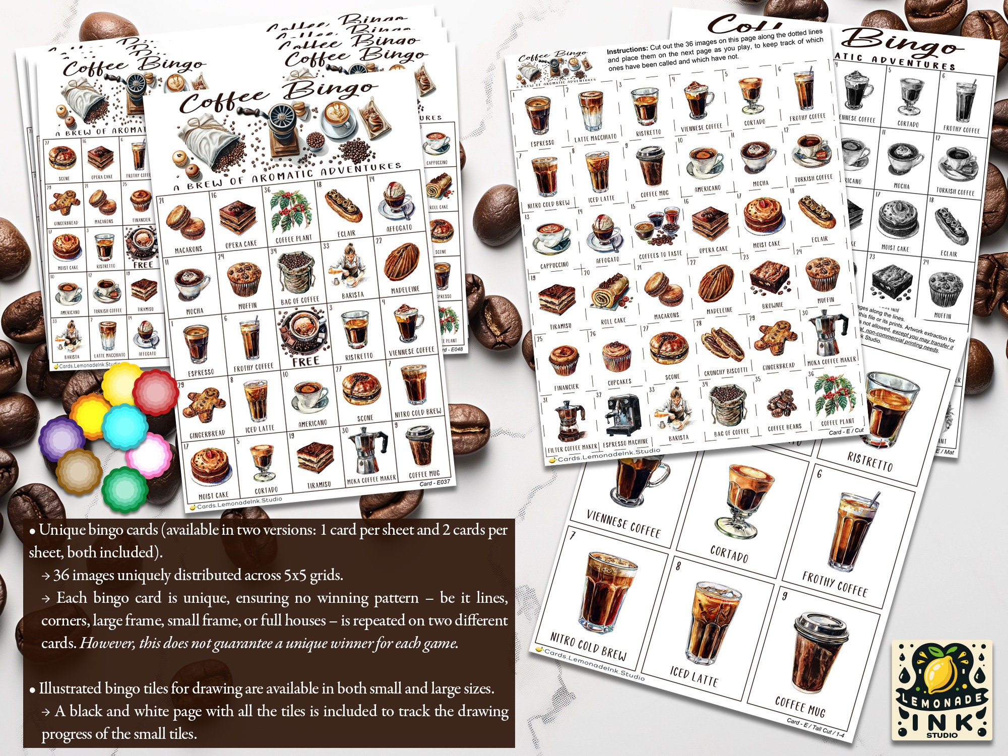Coffee Bingo: Savoring Coffee Traditions With 150 Unique Printable ...