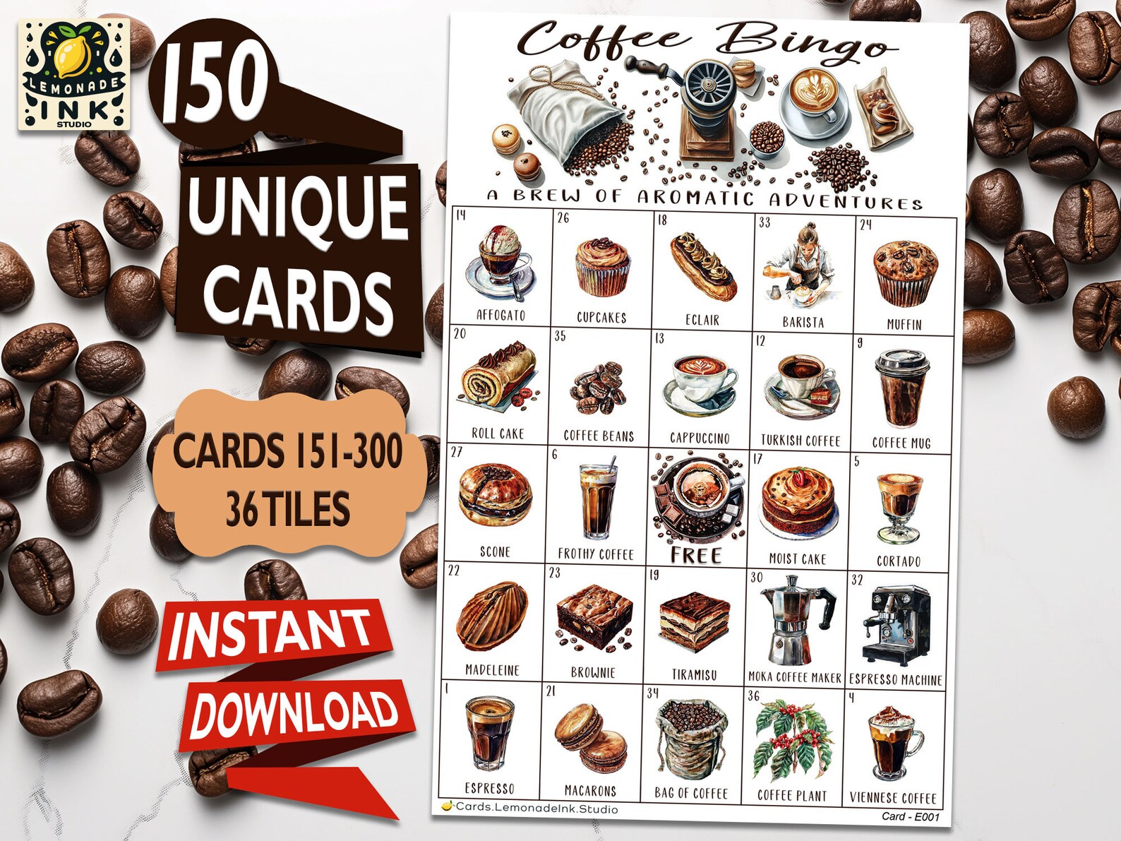 Coffee Bingo: Savoring Coffee Traditions With 150 Unique Printable ...