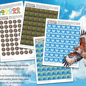 World Birds Bingo: Feathered Rainbows With 150 Unique Printable Cards ...
