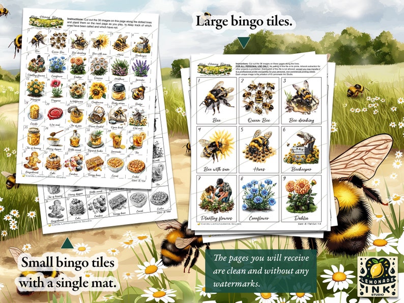 Bee Honey Bingo: Celebrating the Sweetness of Nature With 50 Unique ...