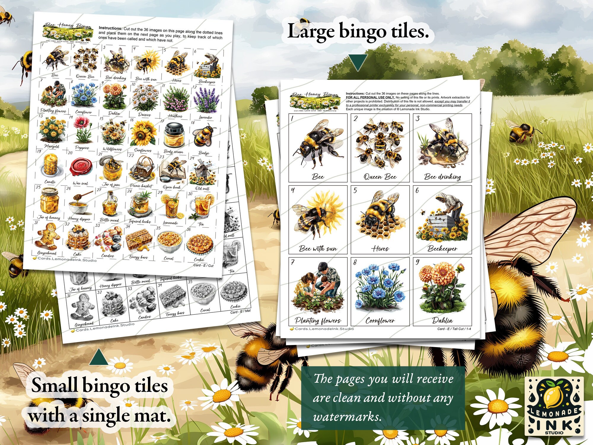 Bee Honey Bingo: Celebrating the Sweetness of Nature With 50 Unique ...