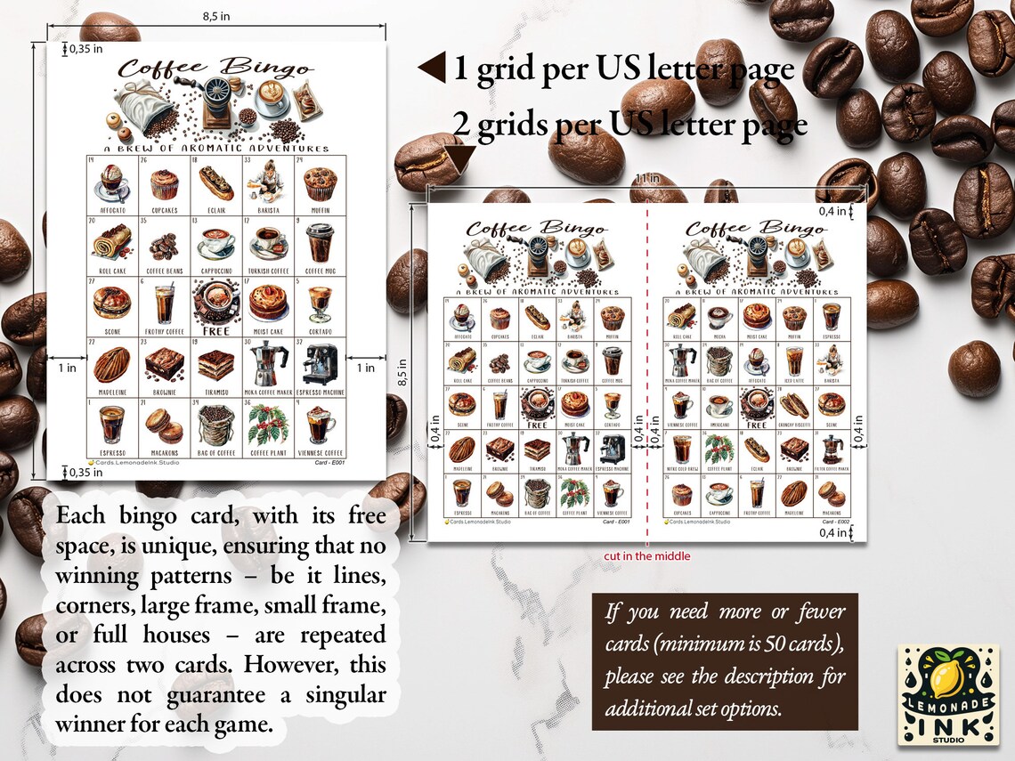 Coffee Bingo: Savoring Coffee Traditions With 150 Unique Printable ...