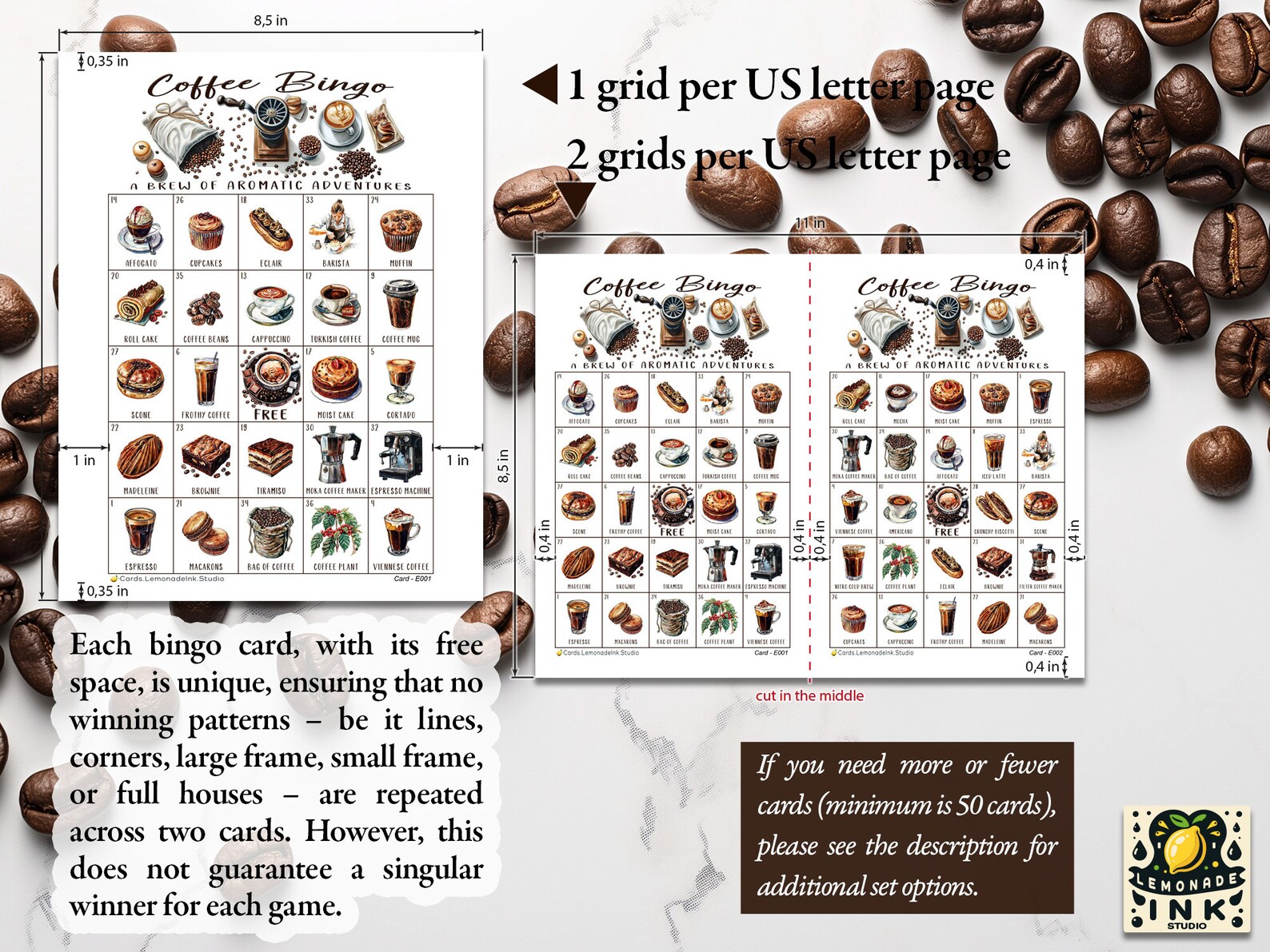 Coffee Bingo: Savoring Coffee Traditions With 150 Unique Printable ...