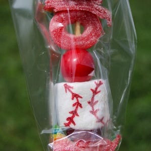 10+ XL Softball Baseball Custom Candy Kabobs, Kids Softball Party ...