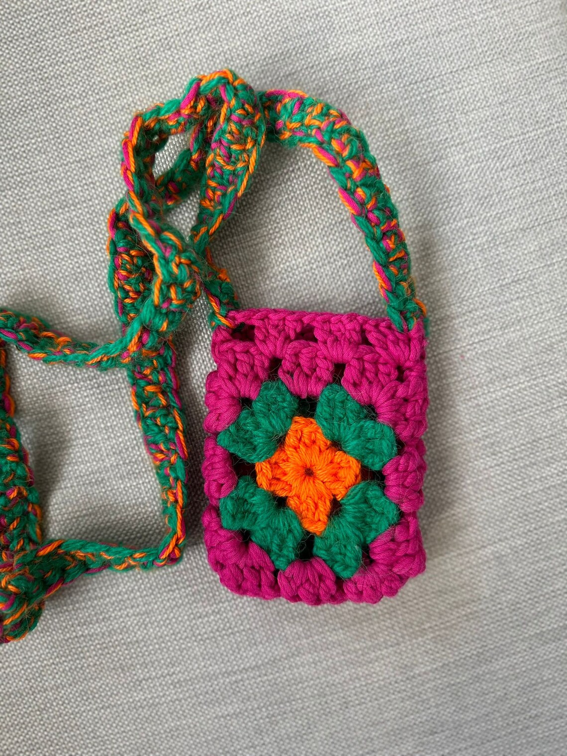 Mini Crochet Bag, Granny Bag, Crochet Bag, Crochet Purse, Crochet ...