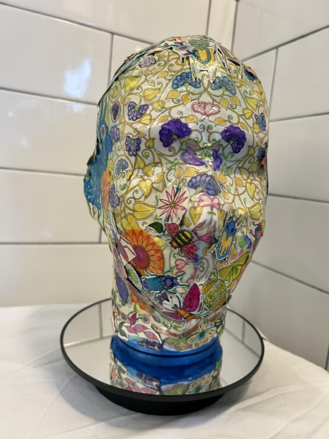 Whimsical Garden Mannequin Head - Etsy