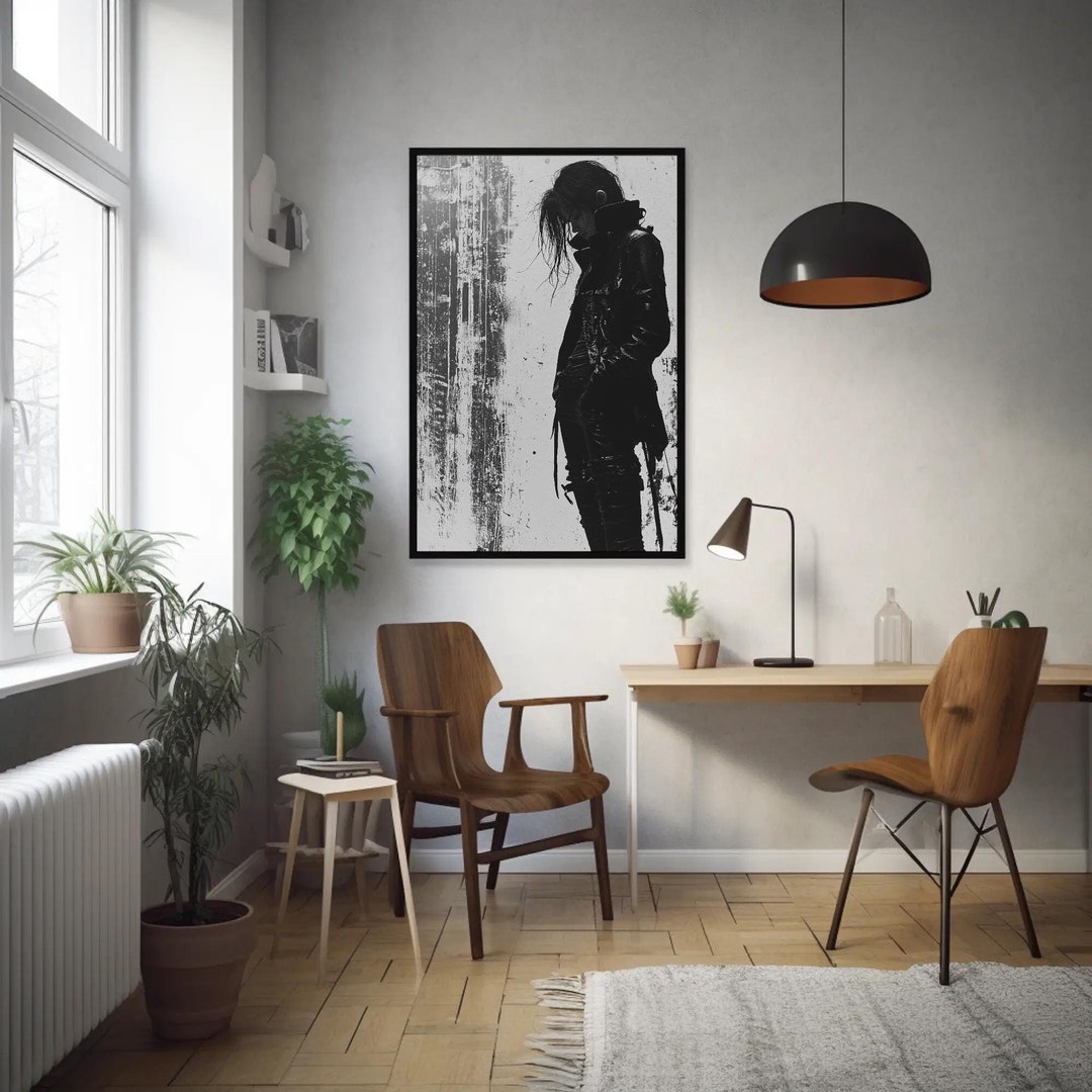 Gorgeous Lonely Girl | Gothic Dark Moody Collage, Minimalist, Grunge ...