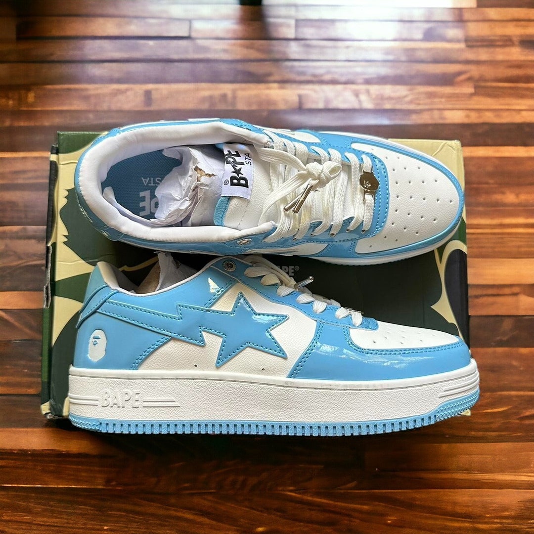 A Bathing Ape Shoe Bape Shoes Bape Ape Bape Star Sneakers Y2k Shoes ...