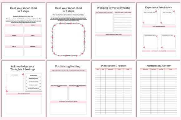 2024-25 PTSD & Trauma Processing Workbook Canva Editable Template ...