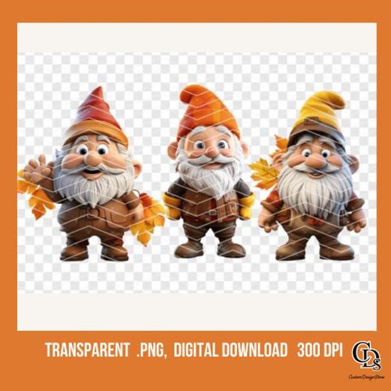 Cute Autumn Characters Bundle | Fall Png | Cute Characters | Autumn ...