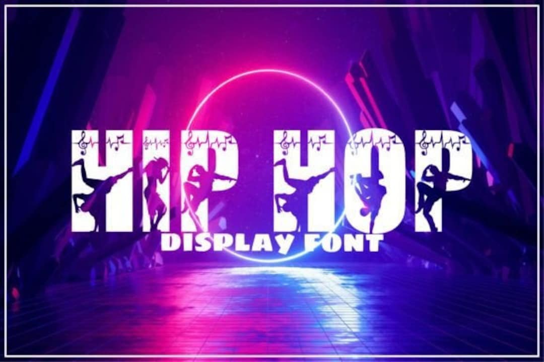 Hip Hop Font Urban Font Hip Hop Inspired Music Font Display Font Bold ...