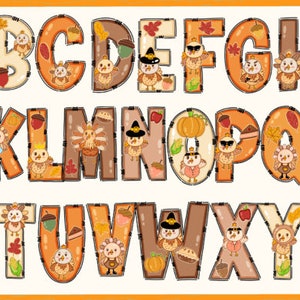 Thanksgiving Day Font Font for Kids' Projects & School Activities ...