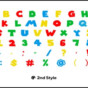 Super Font | Alphabet | Super Mario Inspired Font | Supertext | Super ...