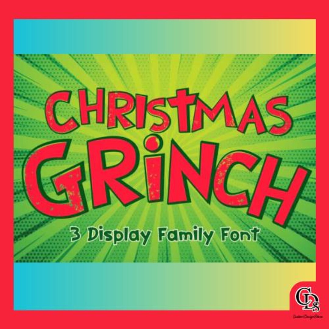 Christmas Grinch Font | Playful Display Font for Logos | Grinch ...