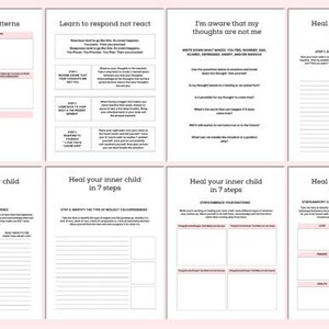 2024-25 PTSD & Trauma Processing Workbook Canva Editable Template ...