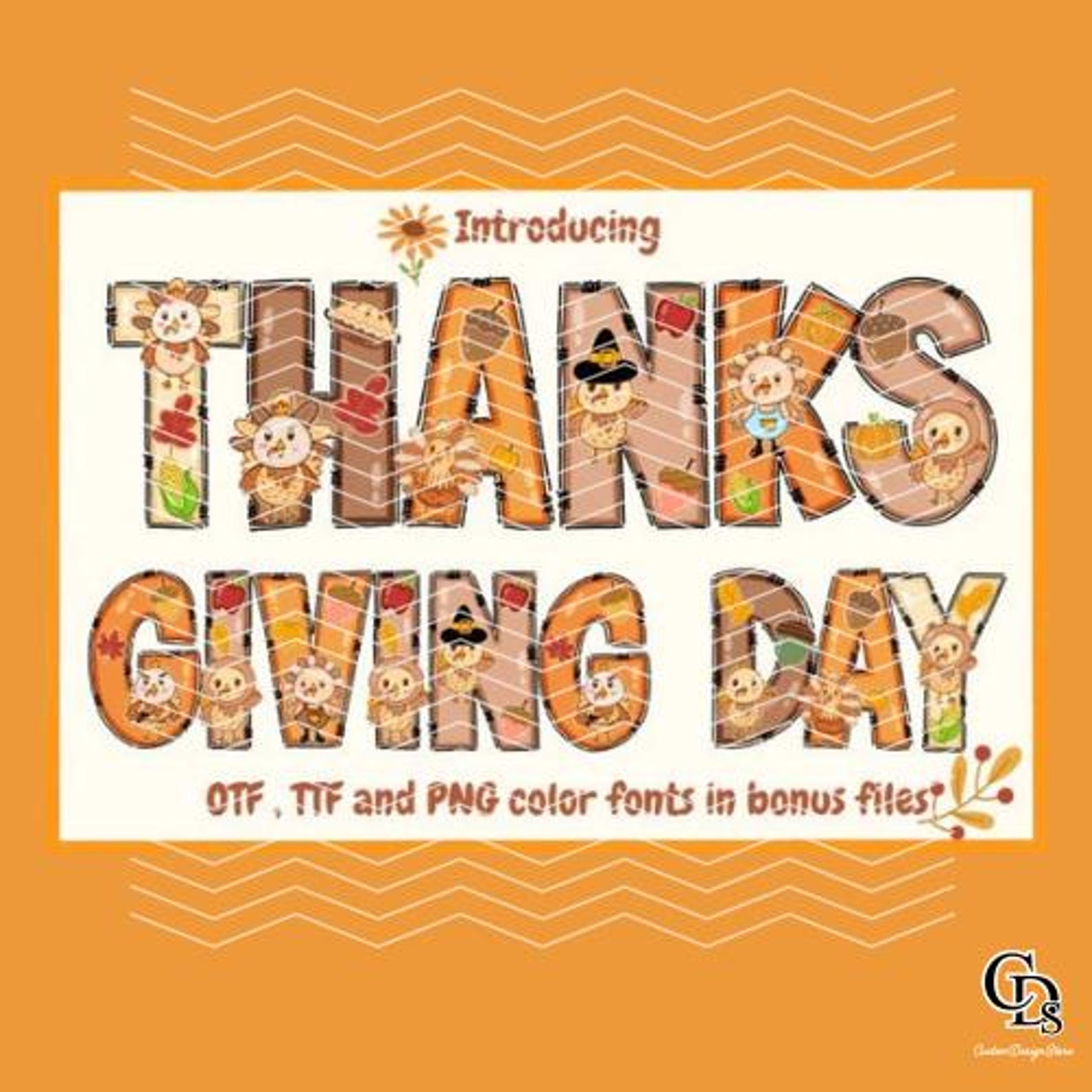 Thanksgiving Day Font | Font for Kids' Projects & School Activities ...