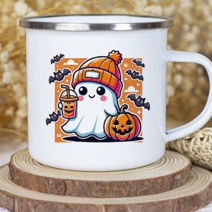 Cute Ghost PNG | Halloween Coffee Bougie Ghost Clipart for Mugs| Svg ...