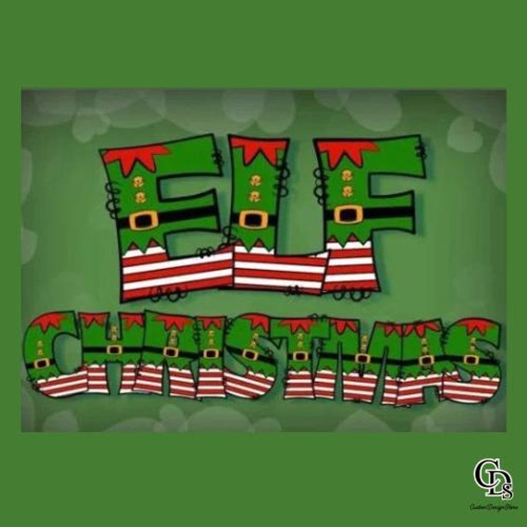 Elf Christmas Font | Trendy Display Color Font for Festive Designs ...
