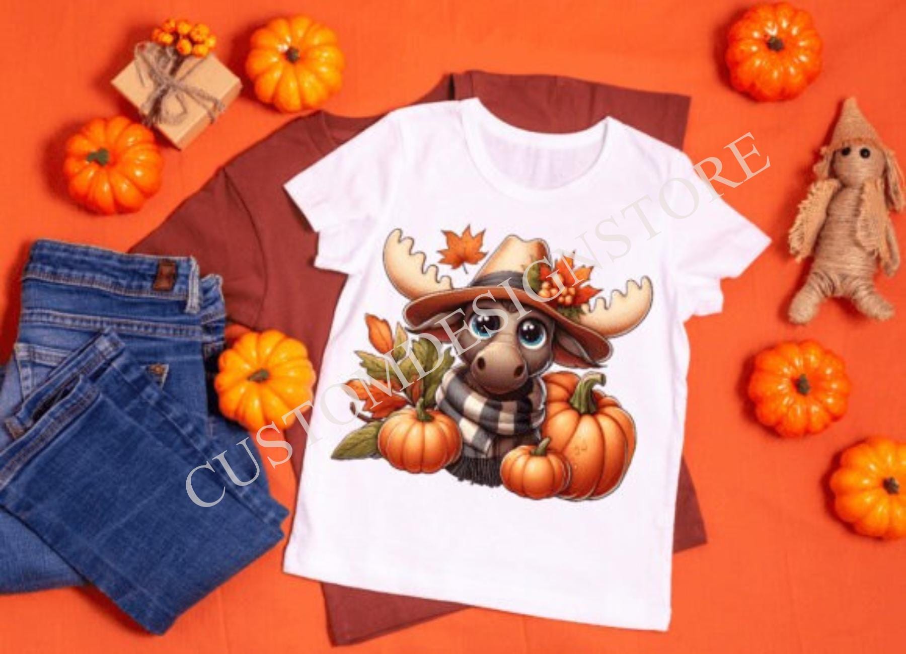 Thanksgiving Moose| Thanksgiving Moose | Sublimation PNG | Moose ...