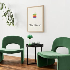 Vintage Apple "think Different" Poster - Etsy