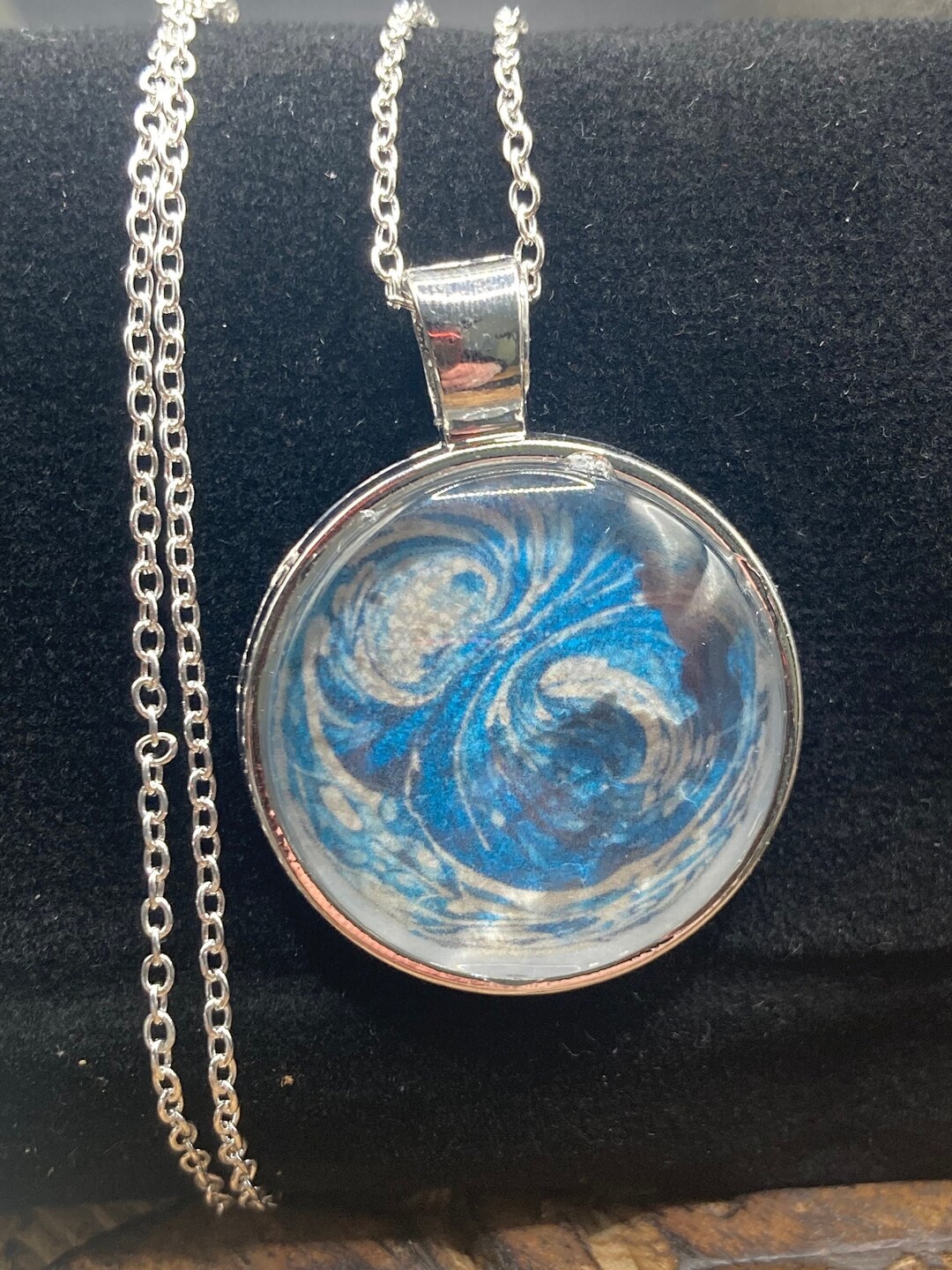 Handcrafted Water Element Pendant - Etsy